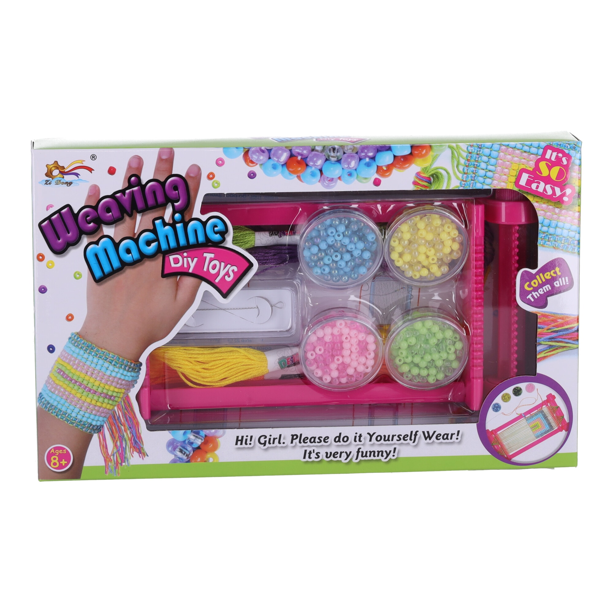 Set de facut bratari, Pentru fete, Multicolor - eMAG.ro