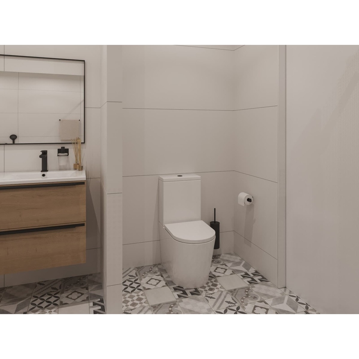 Set wc combinat WC Swiss Aqua Technologies Brevis SATBRE031RREXVP - eMAG.ro