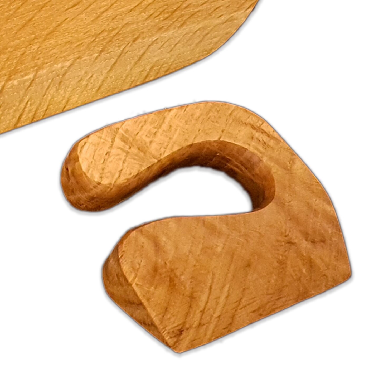 Set tocator si cutit pentru copii in forma de balena din lemn masiv de ...