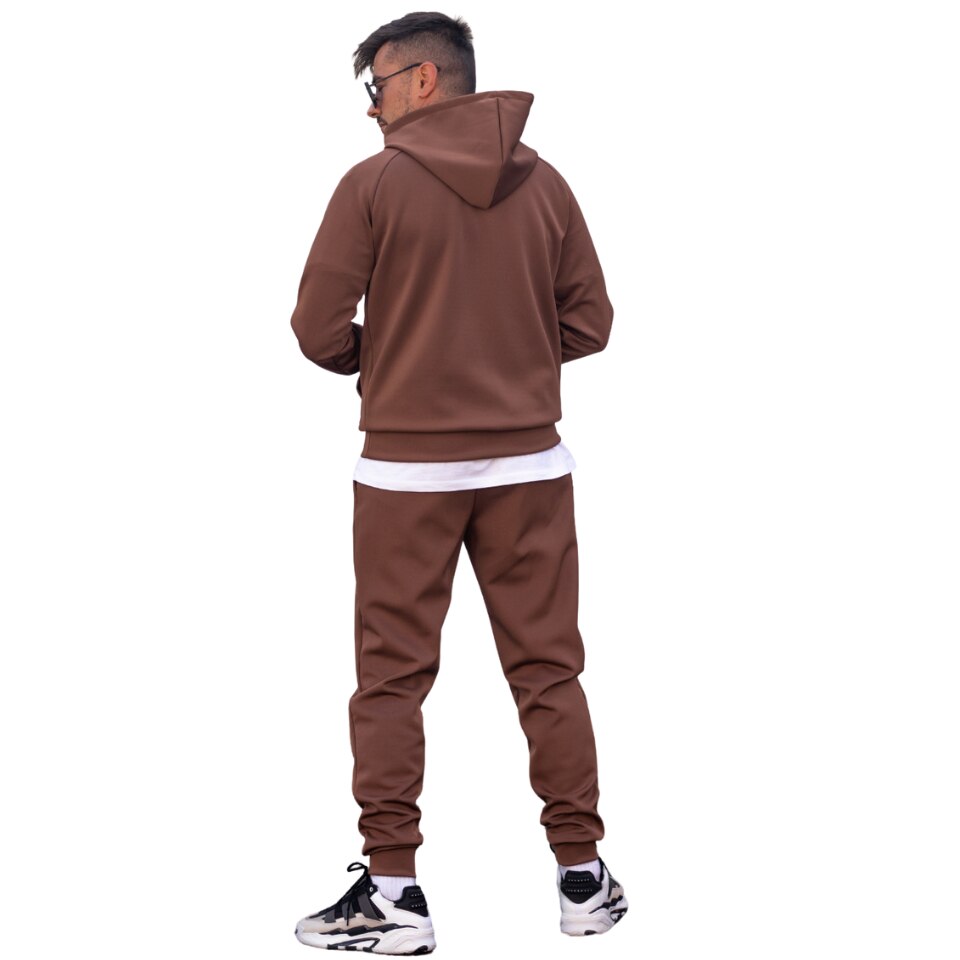 Trening barbatesc cu marsupiu Exclusive Brooklin, Silon, S, Maro - eMAG.ro