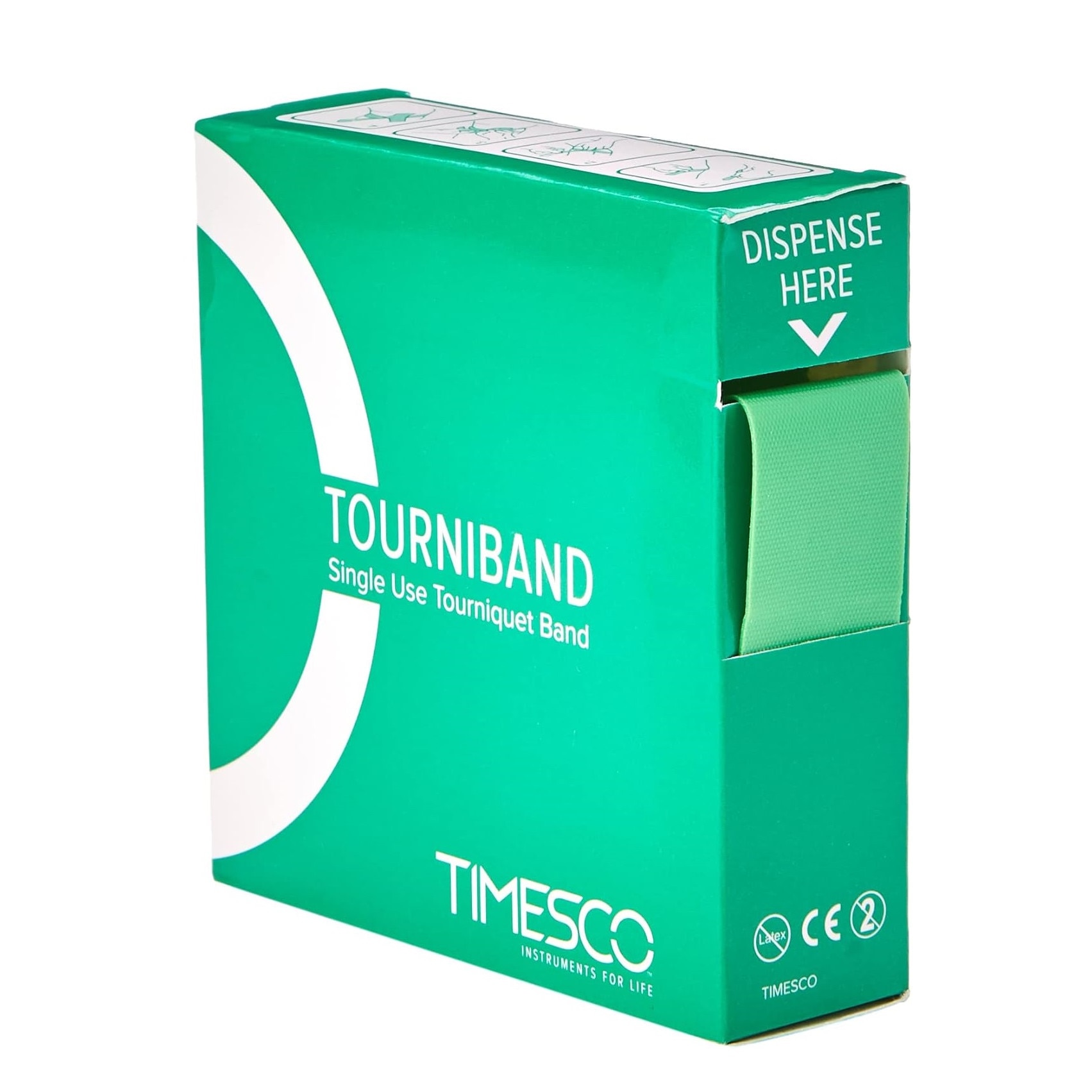 Garou Tourniband, Timesco, pre-taiate, 25 buc, polimer elastic, unica ...