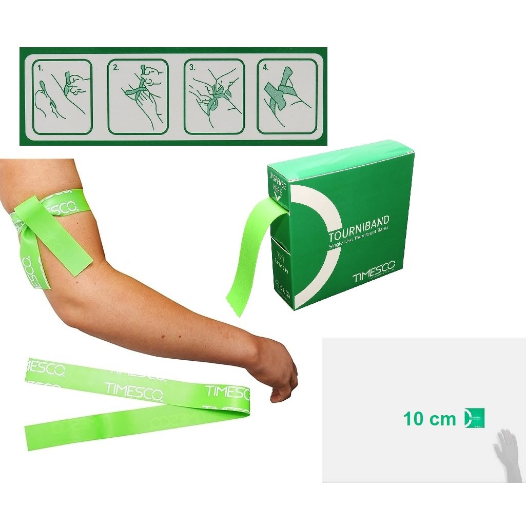 Garou Tourniband, Timesco, pre-taiate, 25 buc, polimer elastic, unica ...