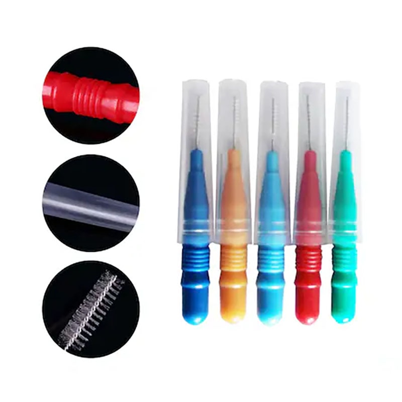 Set 50 periute interdentare, Peri moi, Multicolor - eMAG.ro
