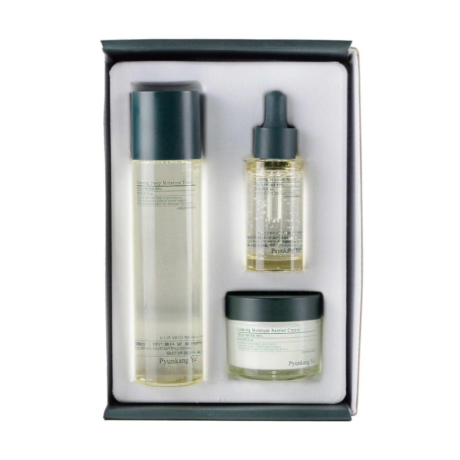 Set Calming Line, Pyunkang yul, (Toner 150ml + Ser 30ml + Crema 50ml ...