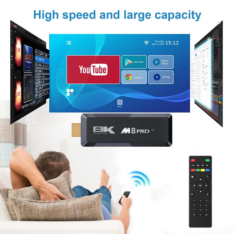 Mini PC, Stick TV,4K HDR, Android 12.1,2GB RAM,16GB ROM, Allwinner H313 ...