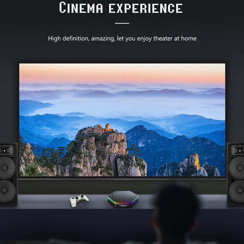 Mediaplayer, Mini PC TV Smart Box, Android 12,6K, dual-WIFI, Quad Core ...