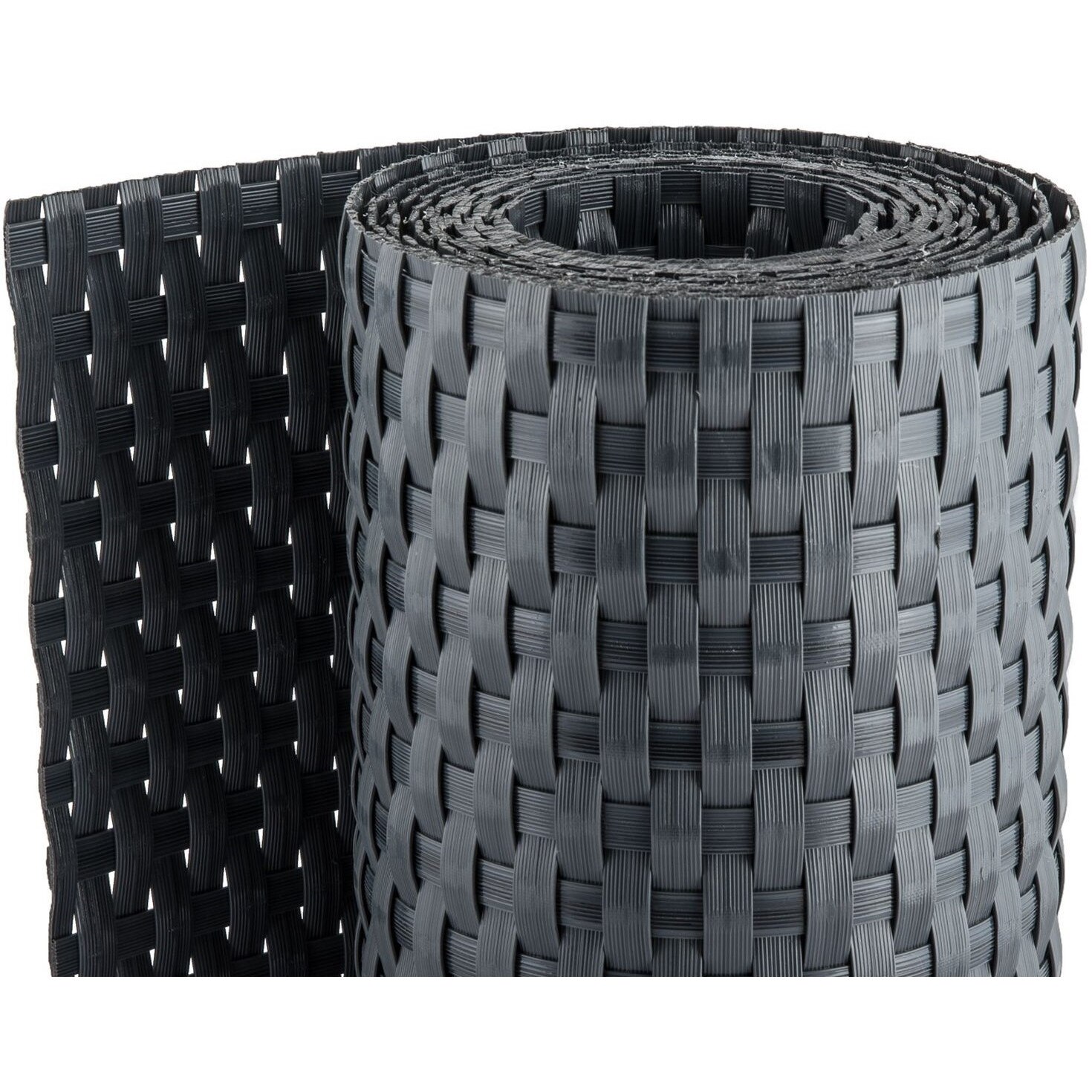 Paravan intimitate, opacizare gard, Rattan Tehnic, antracit, 1 x 2m ...