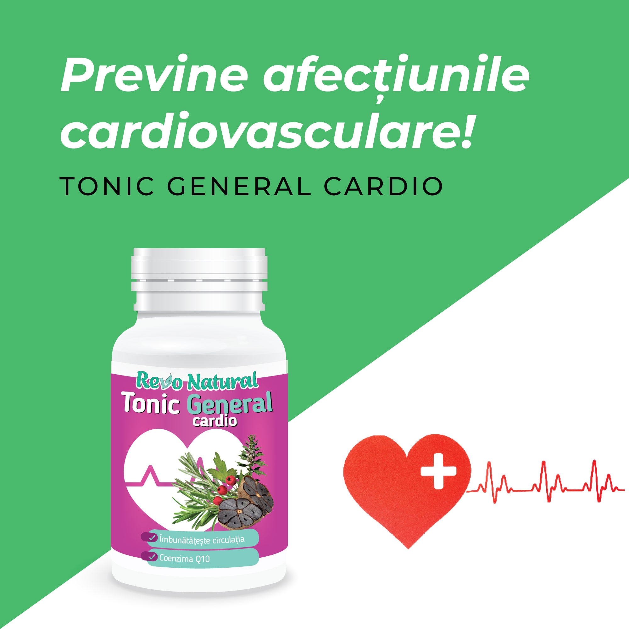 Supliment alimentar pentru inima si circulatie, Tonic General Cardio ...
