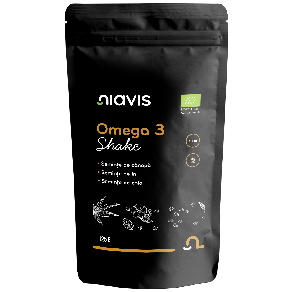 Omega 3 Shake Ecologic/BIO 125g NIAVIS - eMAG.ro