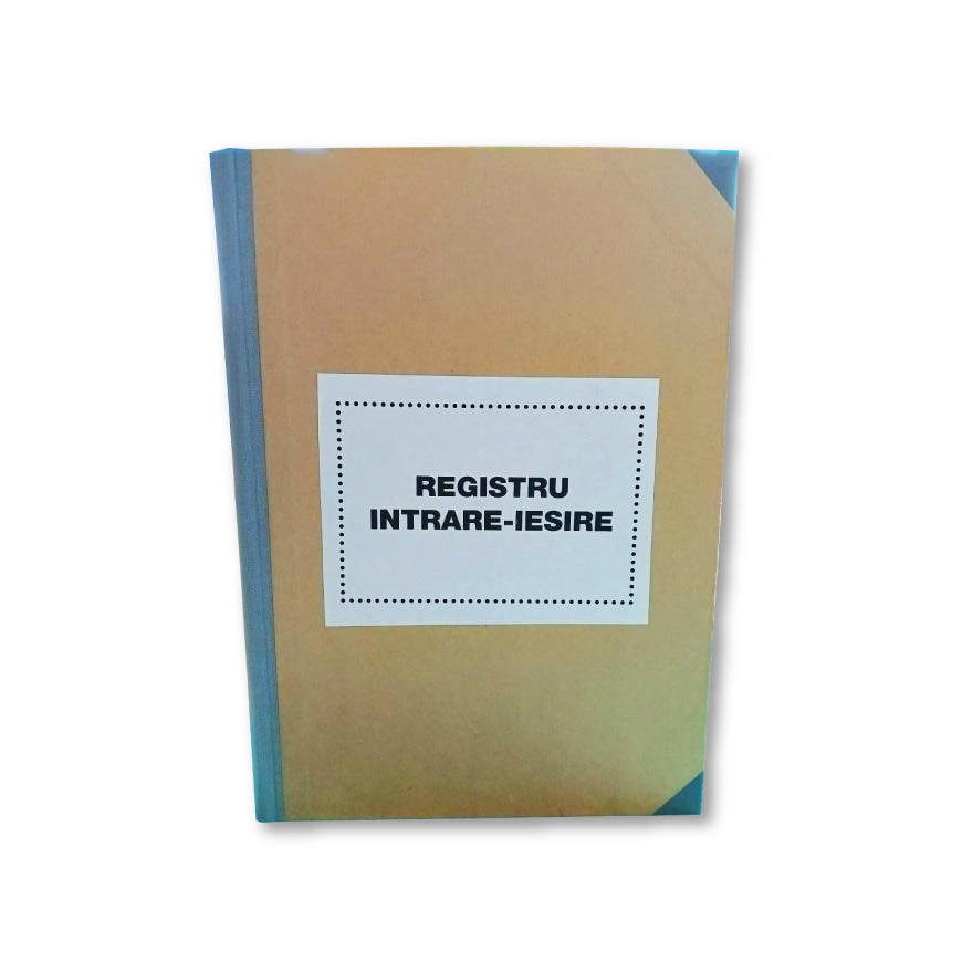 Registru intrare iesire A4 coperta carton caserat - eMAG.ro