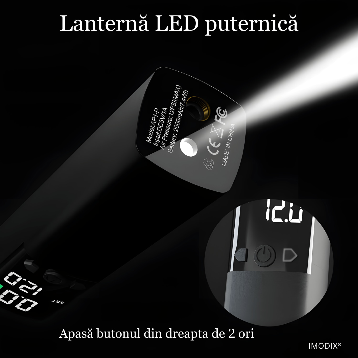 Mini-Pompa Aer, Electrica Si Automata, IMODIX®, Potrivita Pentru Mingi ...