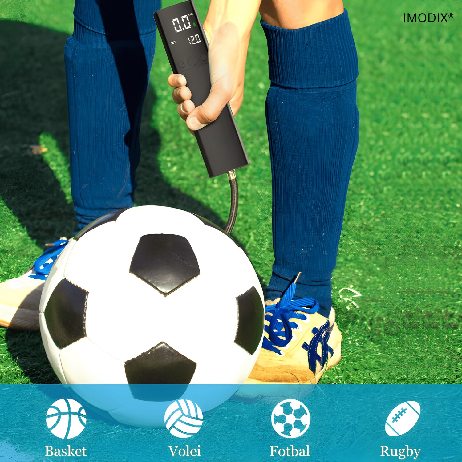 Mini-Pompa Aer, Electrica Si Automata, IMODIX®, Potrivita Pentru Mingi ...