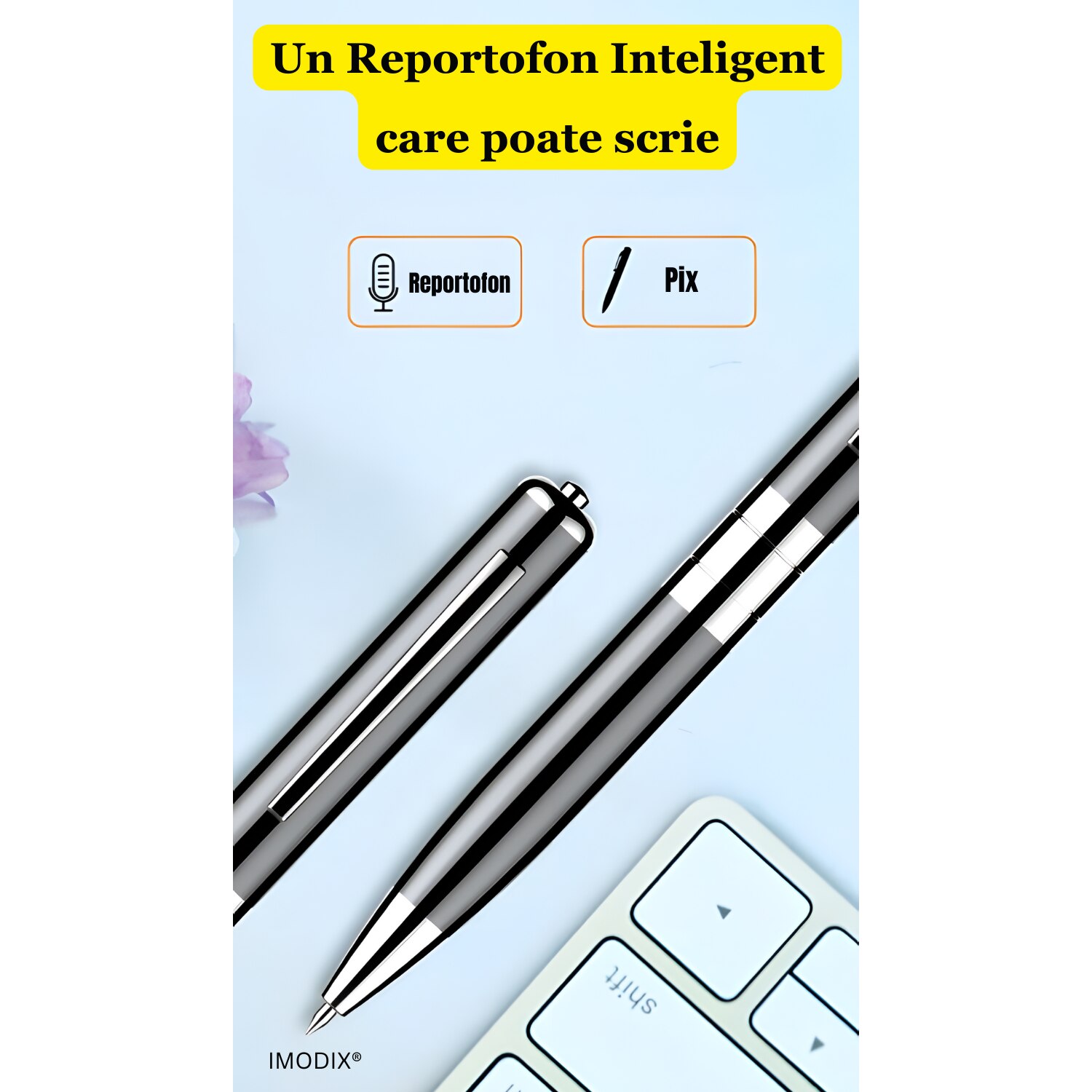 Reportofon Spion Integrat In Pix, IMODIX®, Memorie 32 GB Inclusa, 192 ...