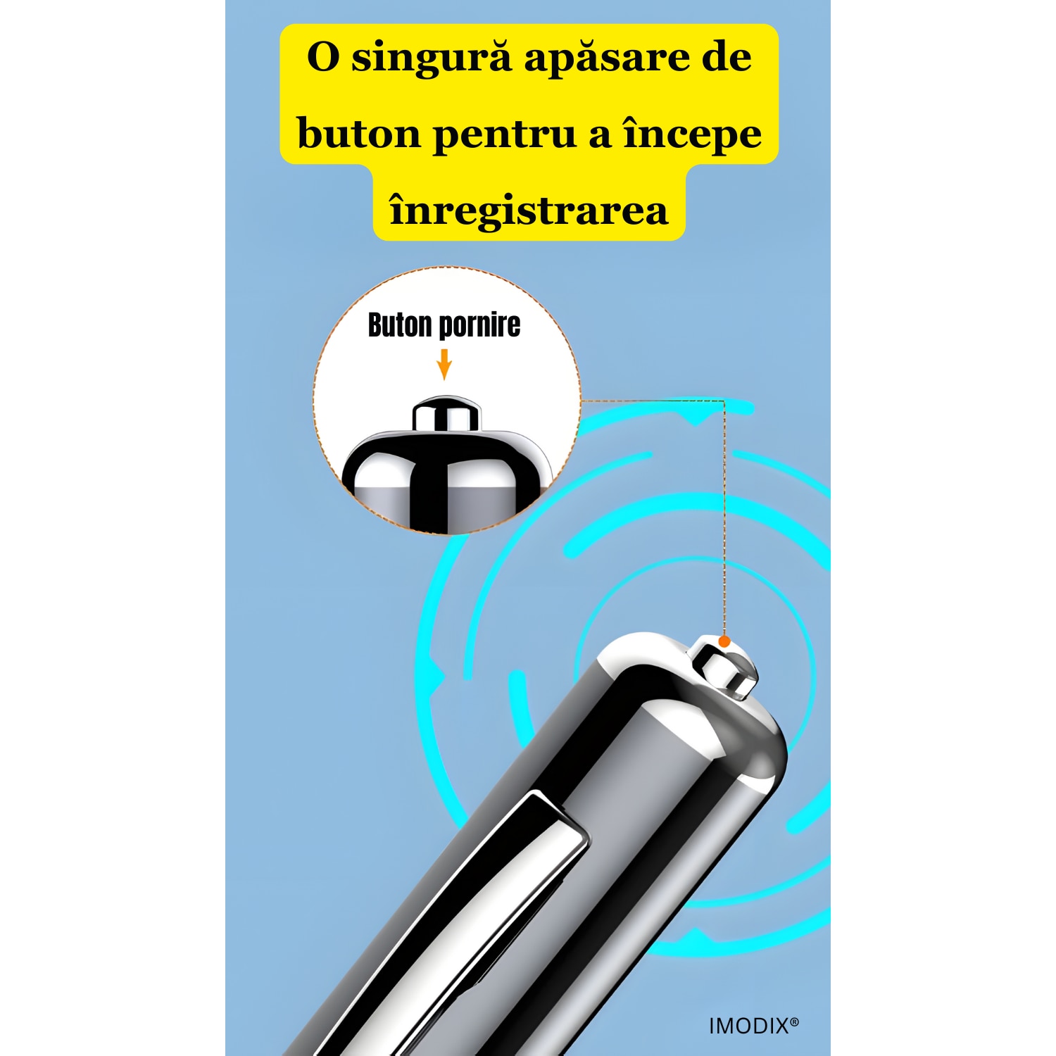 Reportofon Spion Integrat In Pix, IMODIX®, Memorie 32 GB Inclusa, 192 ...