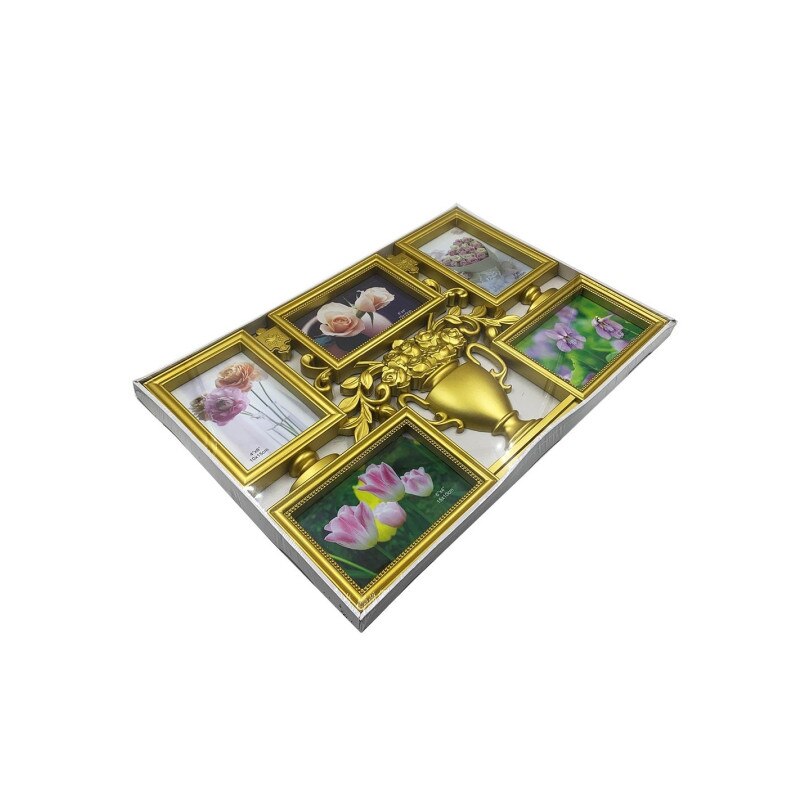 Rama foto colaj CUPA, aurie, 5 poze - eMAG.ro