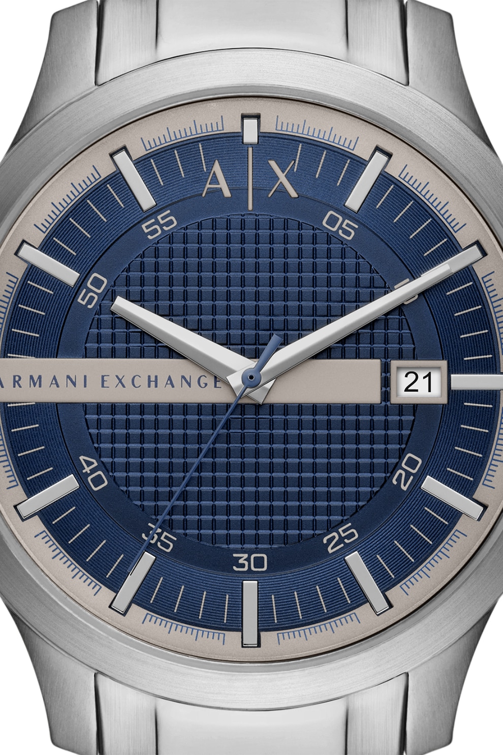 ARMANI EXCHANGE, Часовник от неръждаема стомана, Тъмносребрист - eMAG.bg