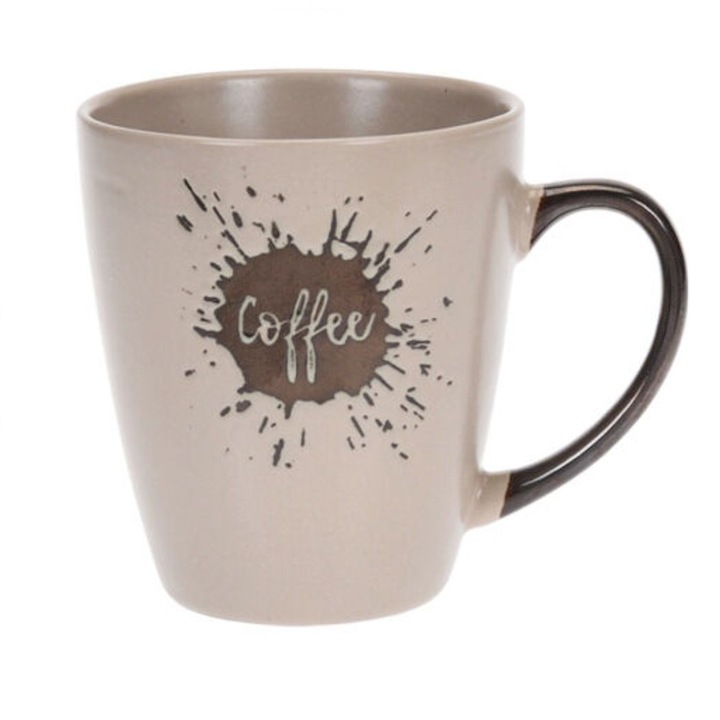 Чаша Siaki Collection, керамика, Крем, 7.5х8.5 см, 200 мл - eMAG.bg