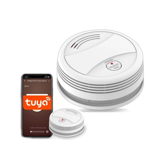 Detector de Fum Tuya, VS-P443W, Wireless, Alarma sonora, Alb - eMAG.ro