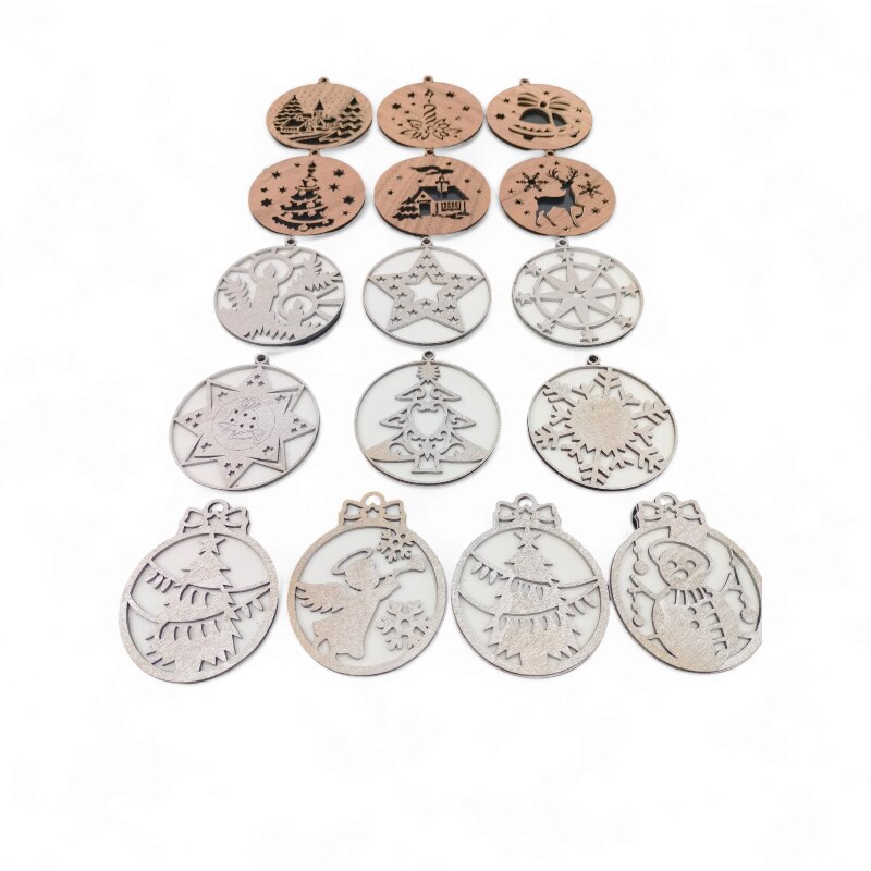 Set 16 globuri lemn, placaj/mdf, 60mm - eMAG.ro