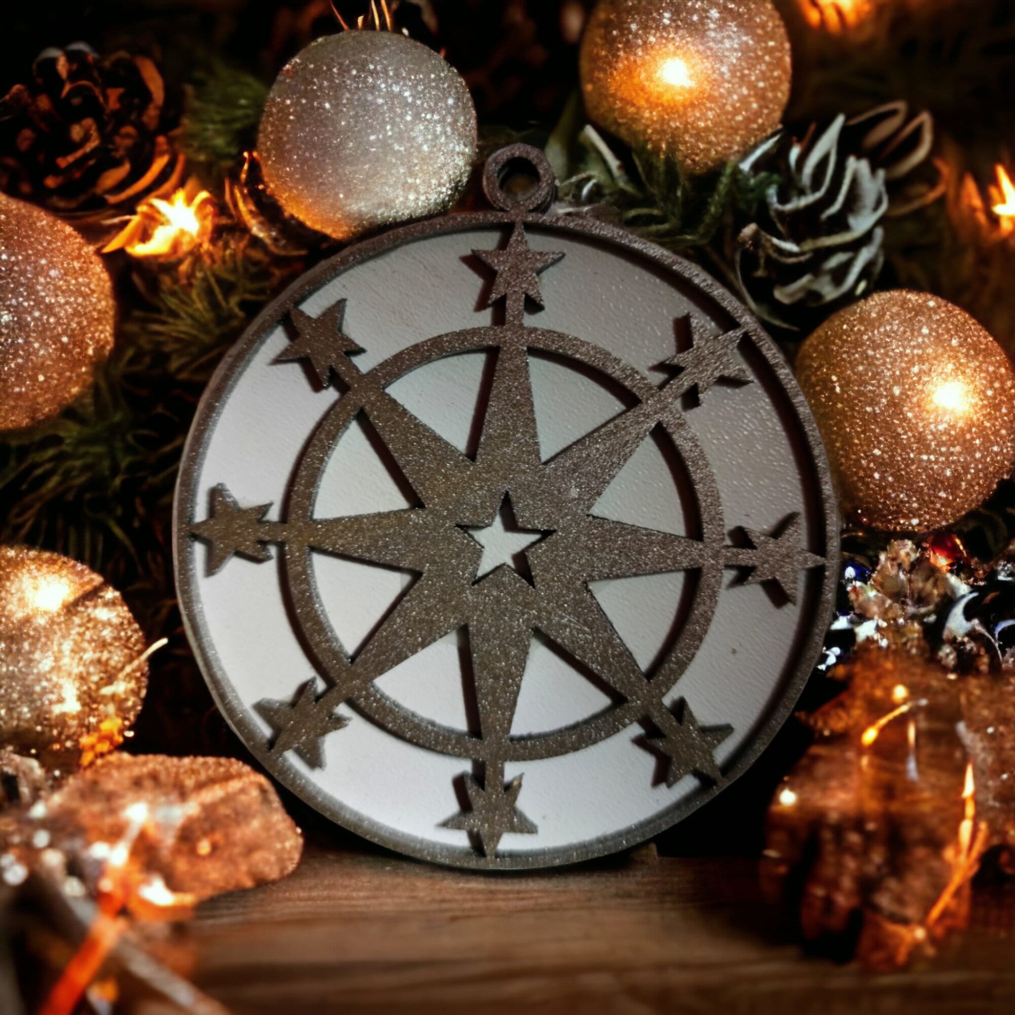 Set 16 globuri lemn, placaj/mdf, 60mm - eMAG.ro