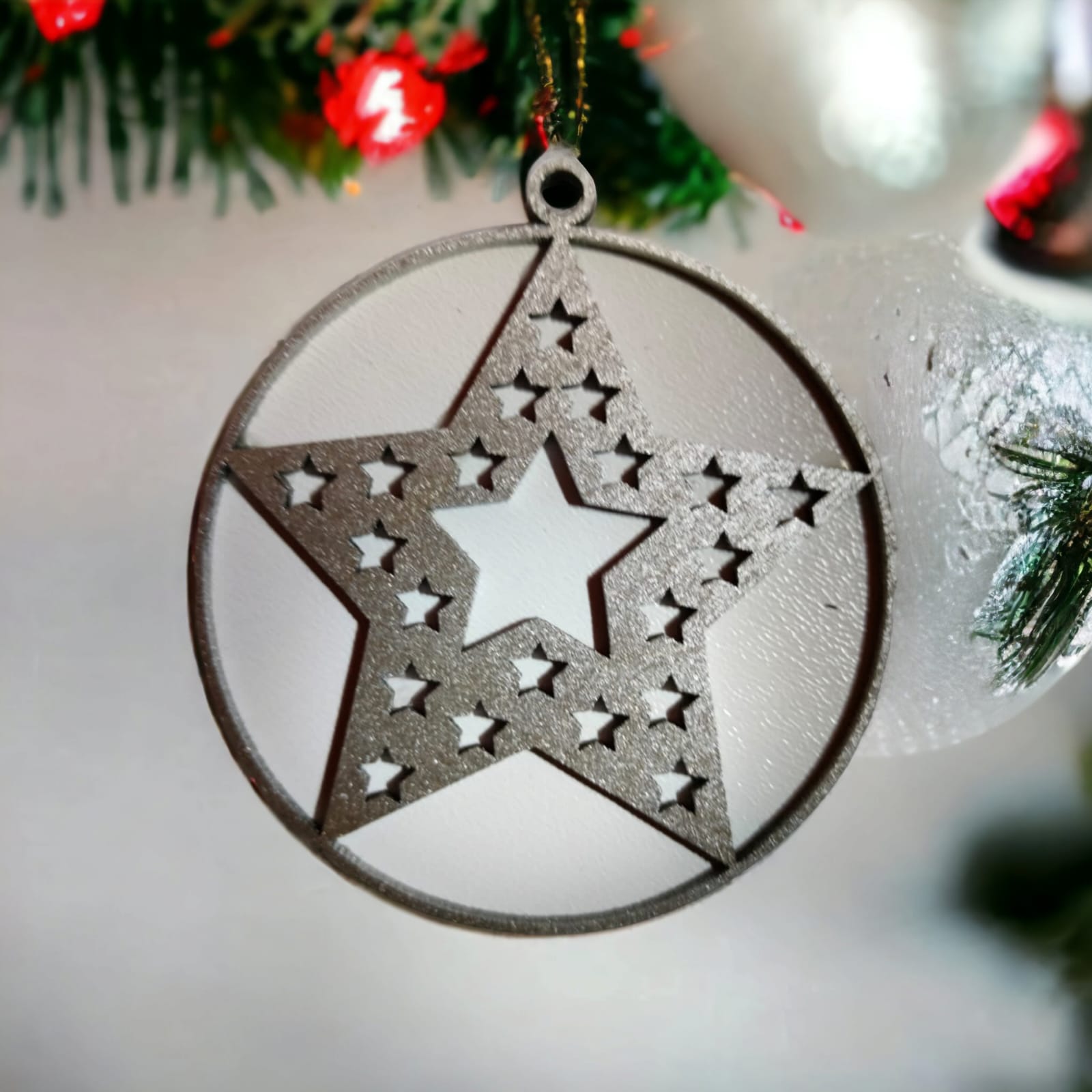 Set 16 globuri lemn, placaj/mdf, 60mm - eMAG.ro