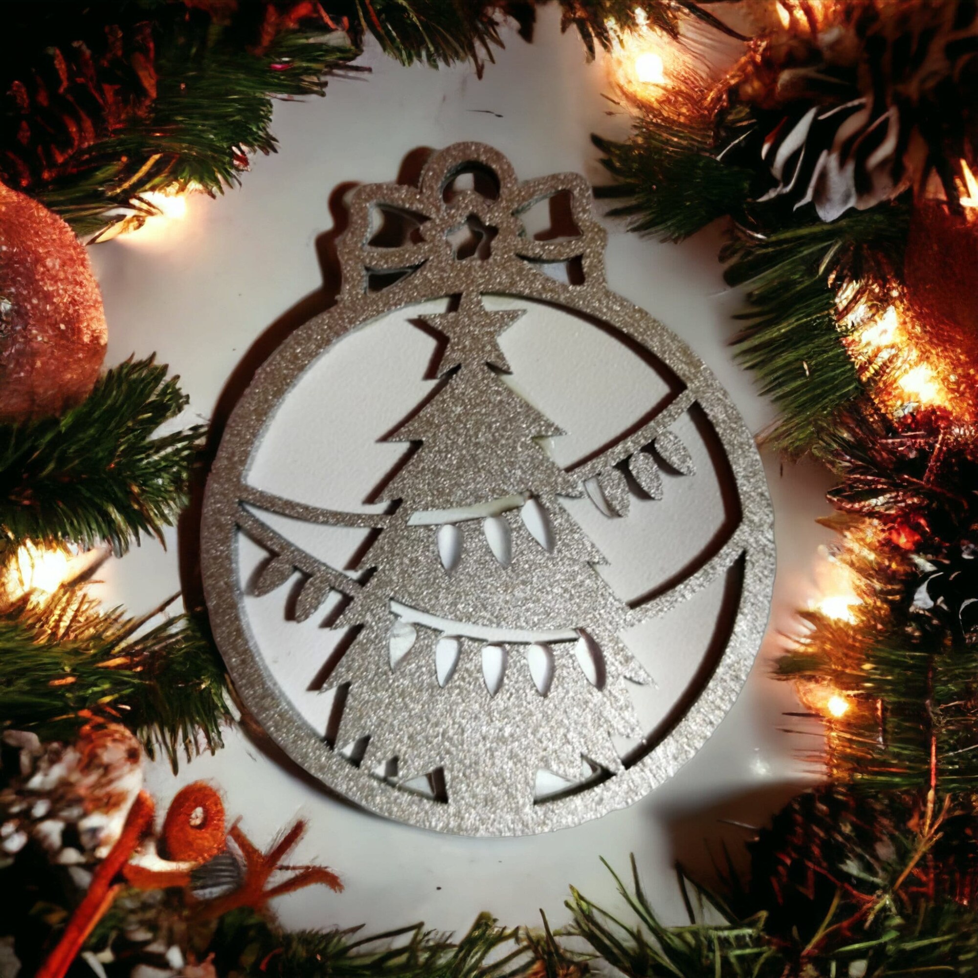 Set 16 globuri lemn, placaj/mdf, 60mm - eMAG.ro