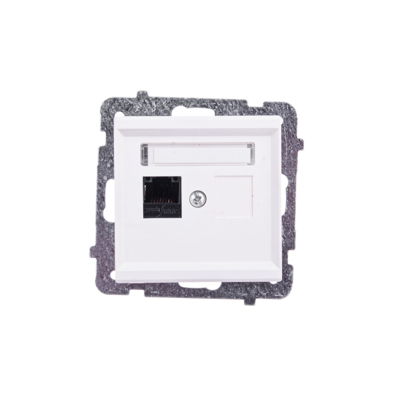 Priza unica pentru computer, Ospel, Sonata, RJ45, 5e, Ecru - eMAG.ro
