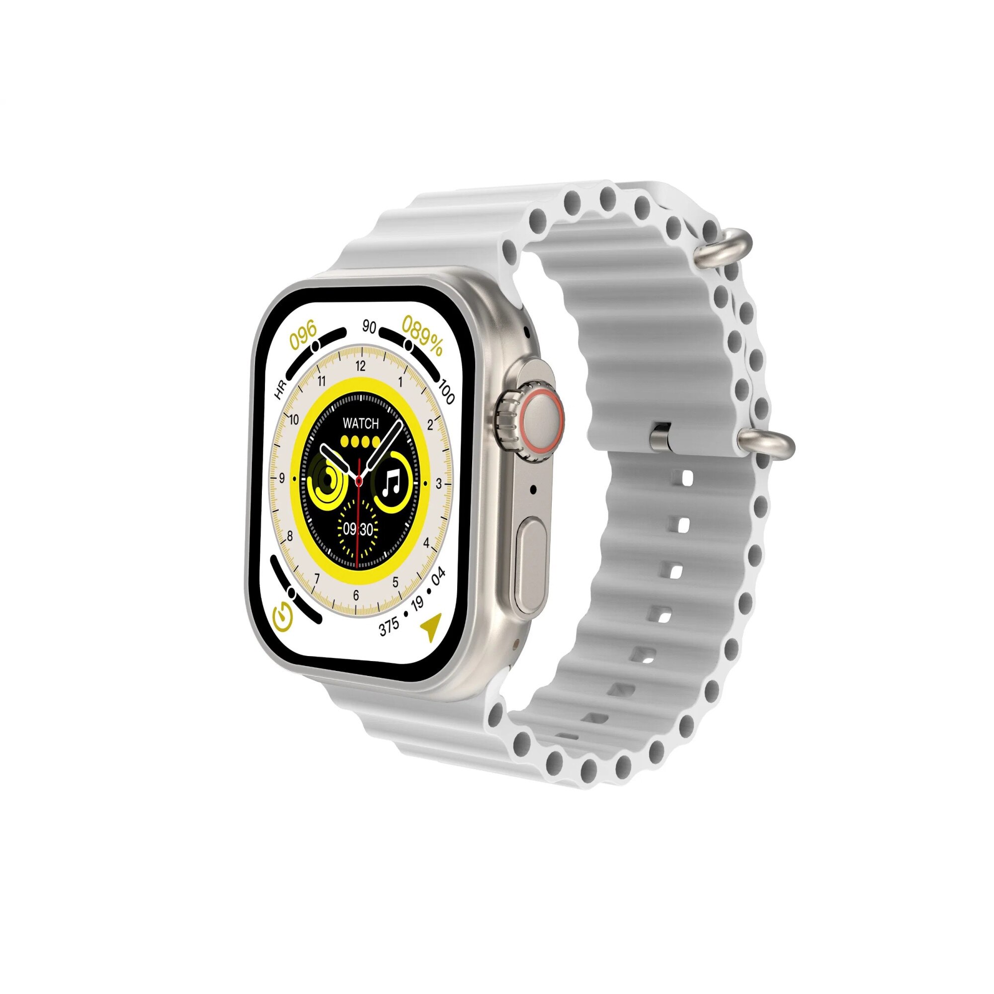 Set smartwatch, BeSmart, X90 Ultra, 4 in 1, Casti fara fir, Protector ...