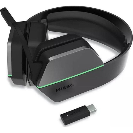 Casti Gaming, Philips, Tehnologie DTS, Wireless, Bluetooth, Negru - eMAG.ro