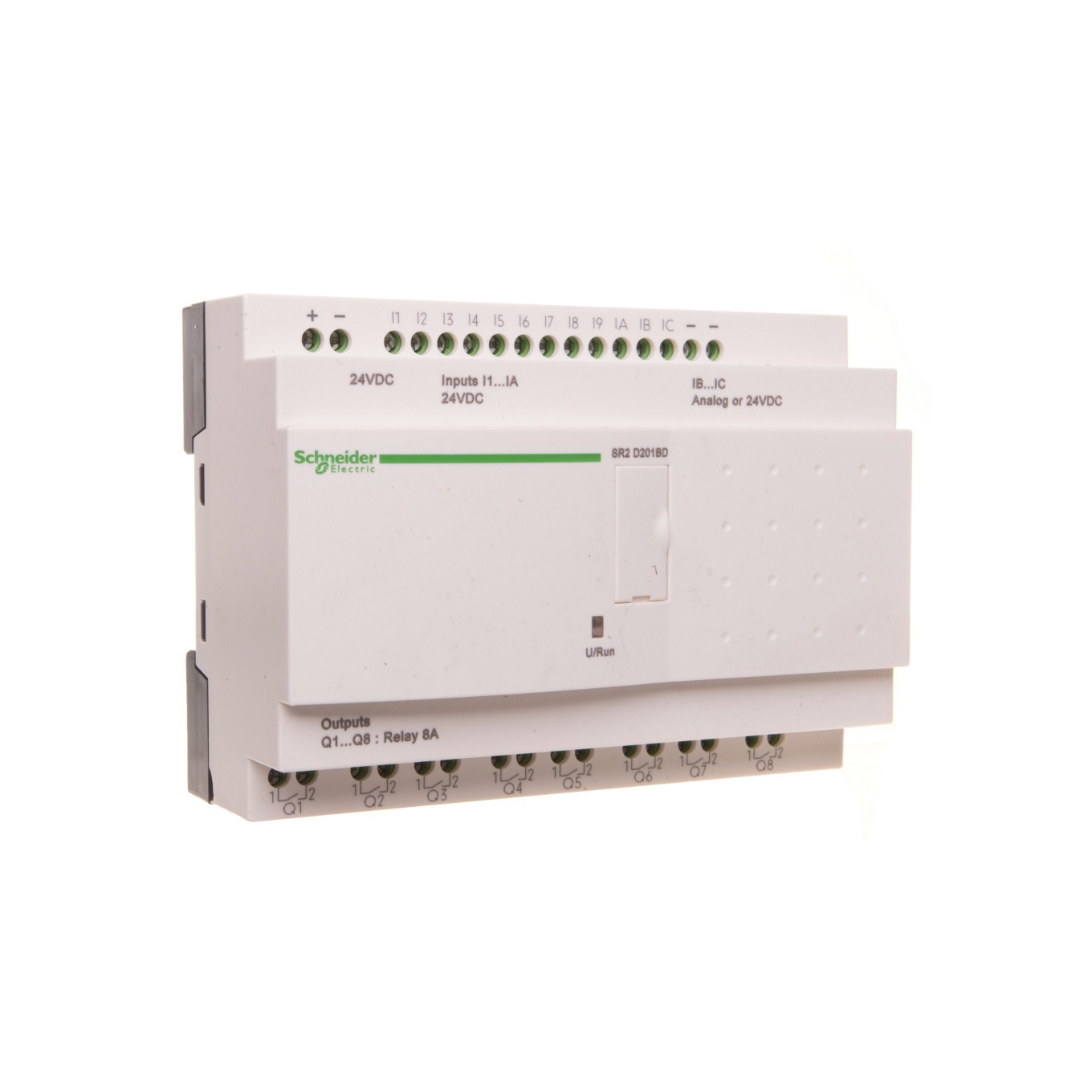 Controler programabil, Schneider, A 12 intrari, A 8 iesiri, 24V DC RTC ...