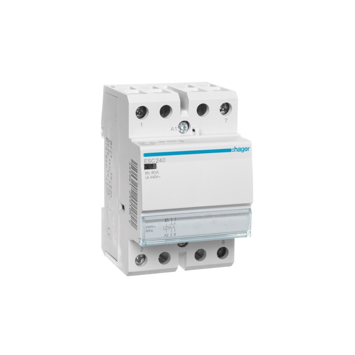 Contactor modular Hager, 3P 40A, 230V - eMAG.ro