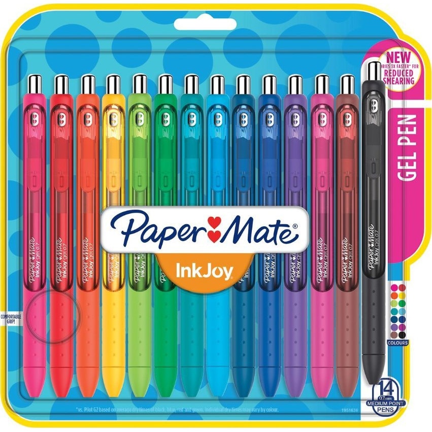 Set pixuri cu gel, Paper Mate, 14 buc, Multicolor - eMAG.ro