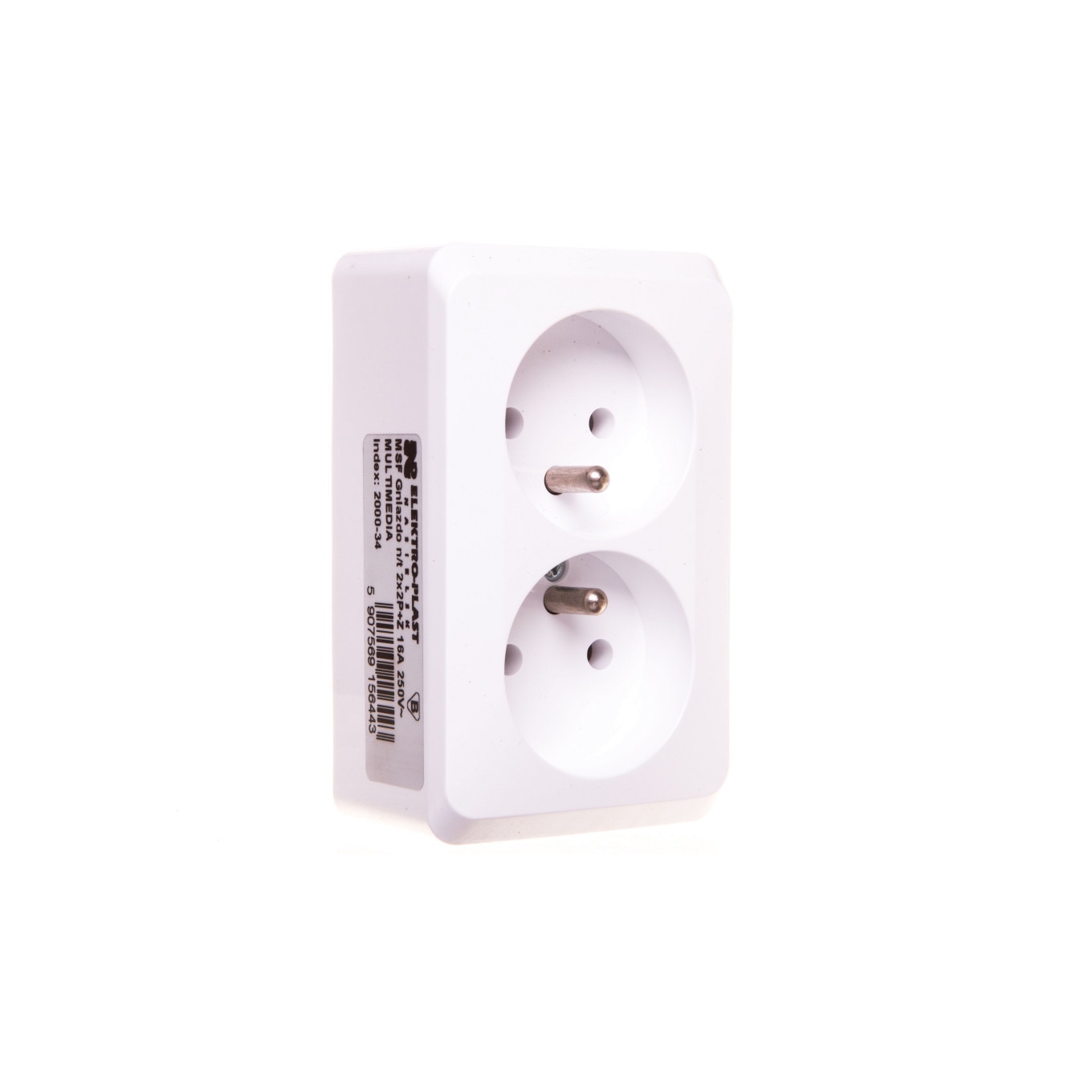 Priza dubla, Legrand, 250 V, Alb - eMAG.ro