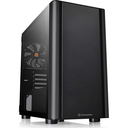 Carcasa PC, Thermaltake, Sticla securizata, Negru, Micro ATX - eMAG.ro