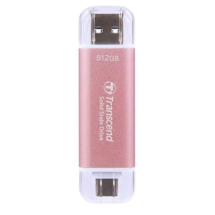 Memorie USB, Transcend, 512 GB, Roz/Alb - eMAG.ro