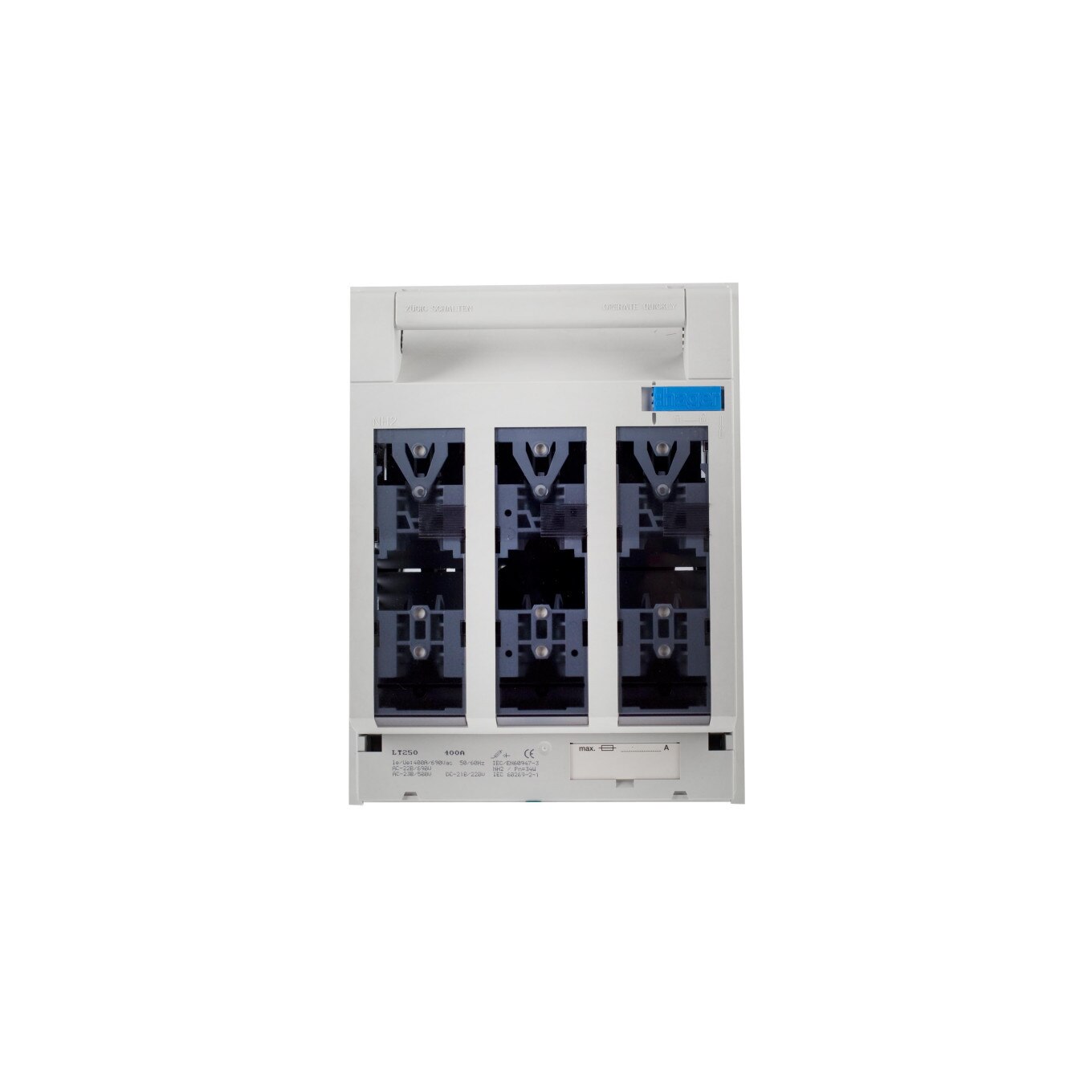 Предпазен ключ, Hager, 3P 400A NH2 LT250 - eMAG.bg