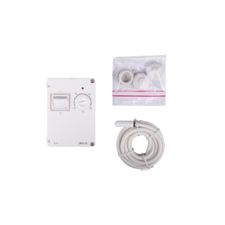 Termostat DEVIREG-610, 230V, 10A, IP44, Alb 140F1080 - eMAG.ro