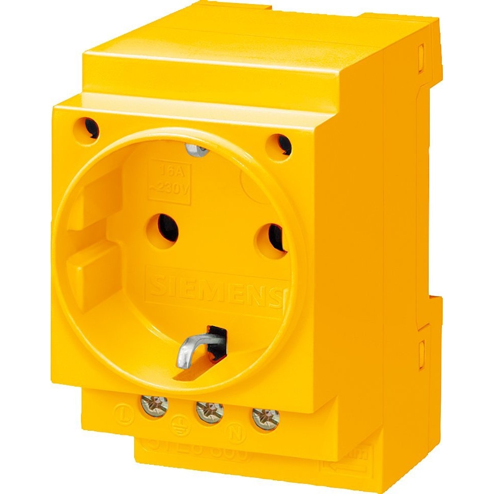 Priza modulara, Siemens, 2P+Z, 16A, 230V, Galben - eMAG.ro