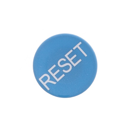 Buton, Eaton, 22mm, cu text RESET, Albastru - eMAG.ro