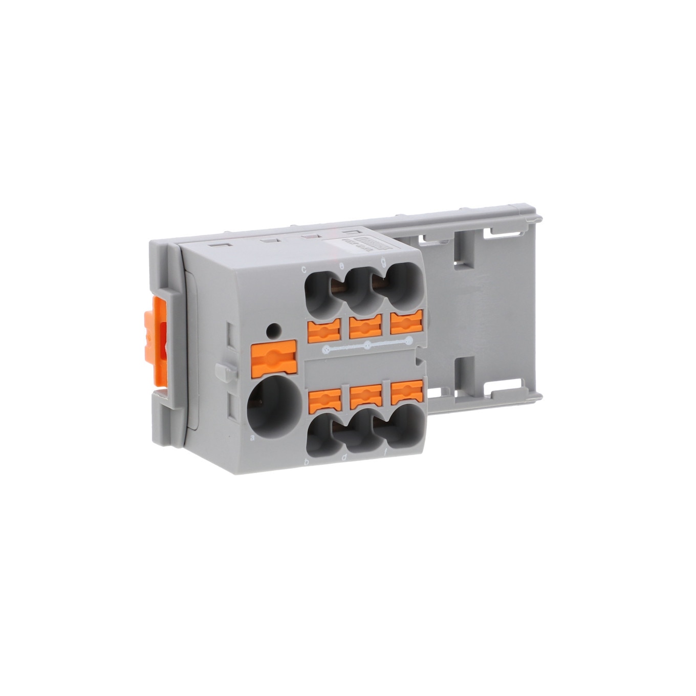 Bloc distributie PHOENIX CONTACT PTFIX 10/6X4-NS35, gri, pentru ...