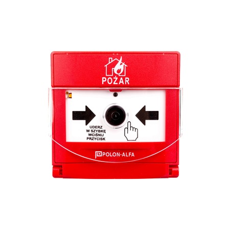Alarma de incendiu manuala, Polon-Alfa, ROP-4001MH, Rosu - eMAG.ro