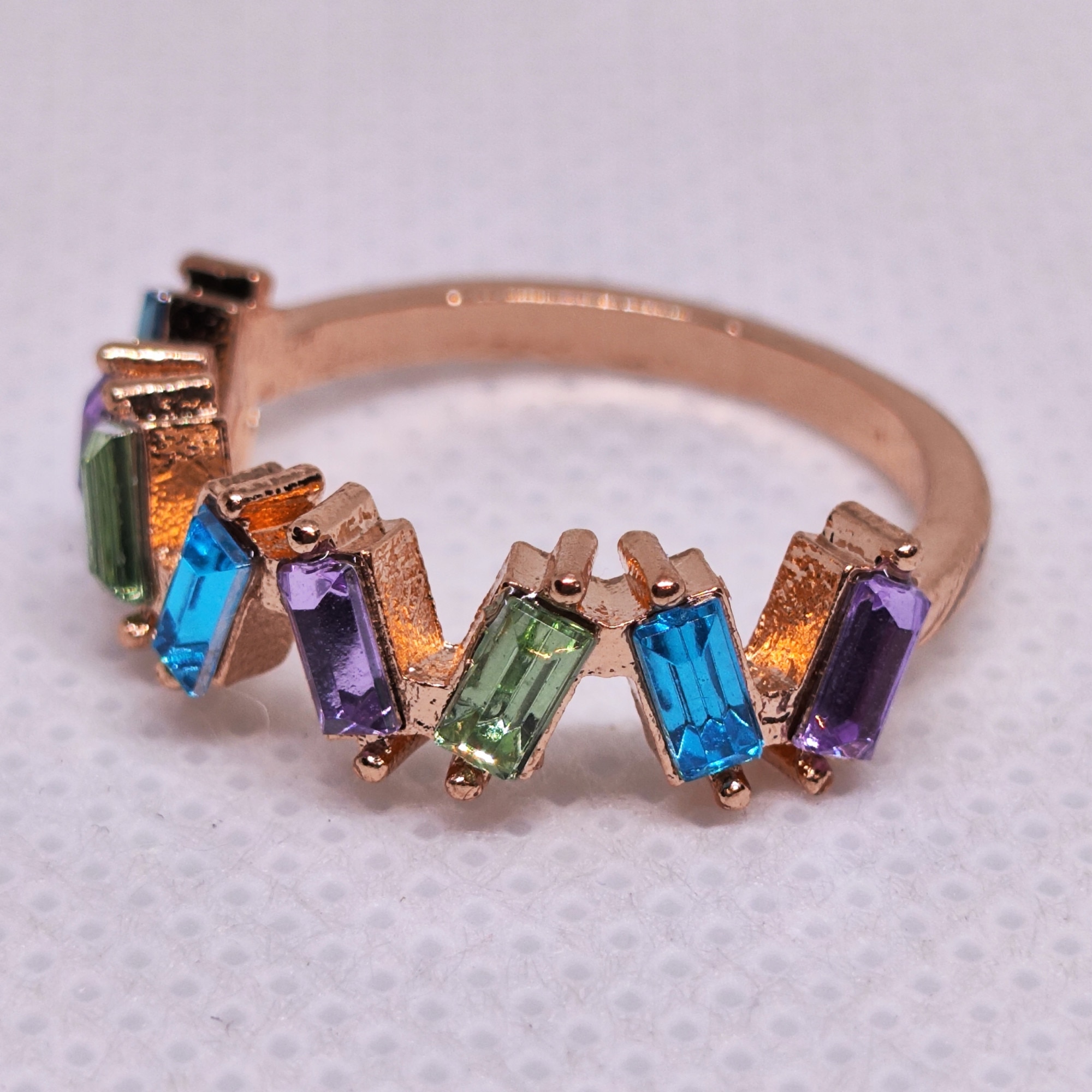 Inel, Inox/Zirconiu, 17 mm, Auriu - eMAG.ro