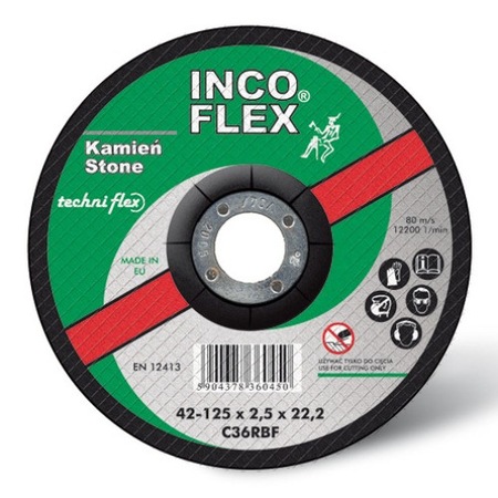 Panza flex, Incoflex, Disc 41, 125x2,5x22,2 C 36 R - eMAG.ro