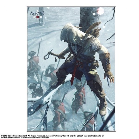 POSTER SQUARE ENIX ASSASSINS CREED III WALL SCROLL 2 - eMAG.ro