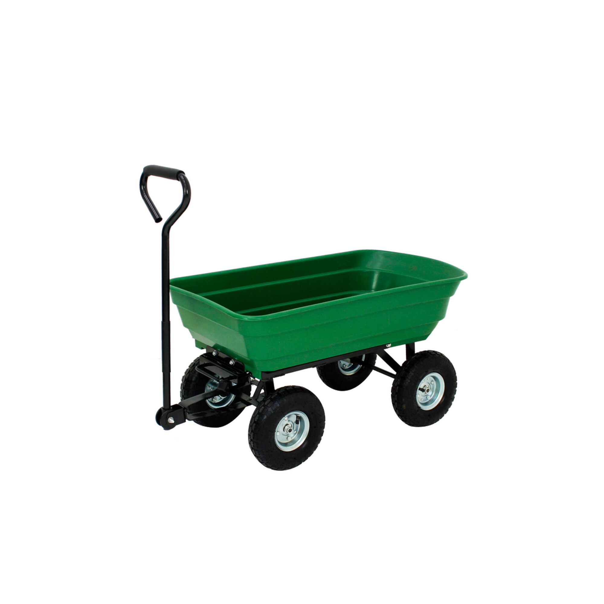 Roaba gradina, AwTools, Otel/ Plastic, 75L, 13Kg, Verde/ Negru - eMAG.ro