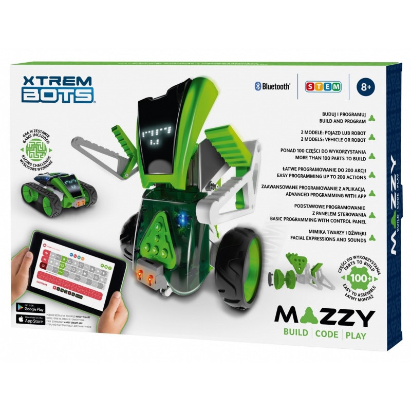 Robot Mazzy Xtrem, TM Toys, Negru/Verde - eMAG.ro