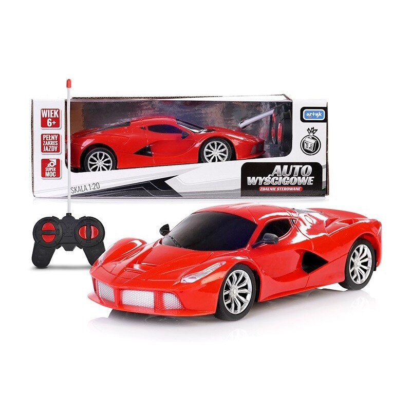 Masina telecomanda, Artyk, Plastic, Rosu/Negru - eMAG.ro