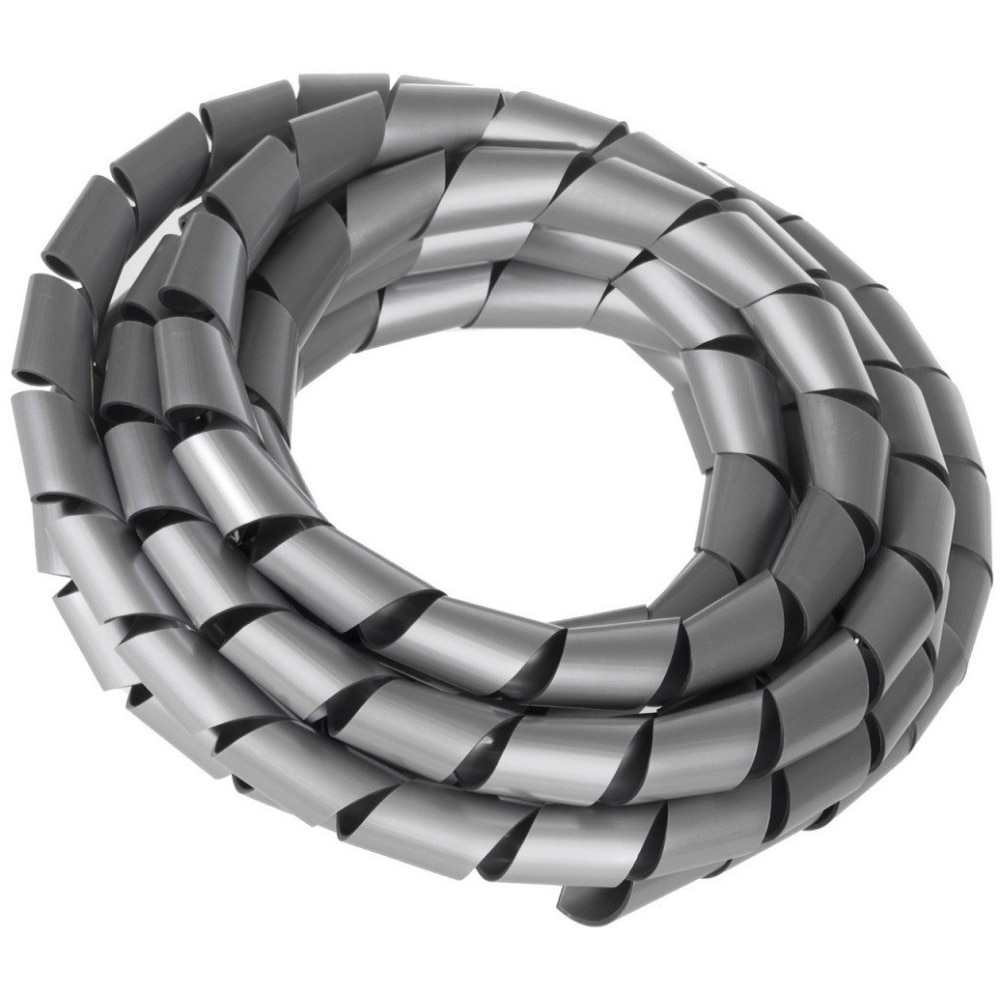 Organizator pentru cabluri, Maclean, Spirala, 3 m, Argintiu - eMAG.ro