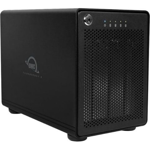 Carcasa RAID Thunderbolt 3, OWC, ThunderBay 4 cu 4 locuri, Negru - eMAG.ro