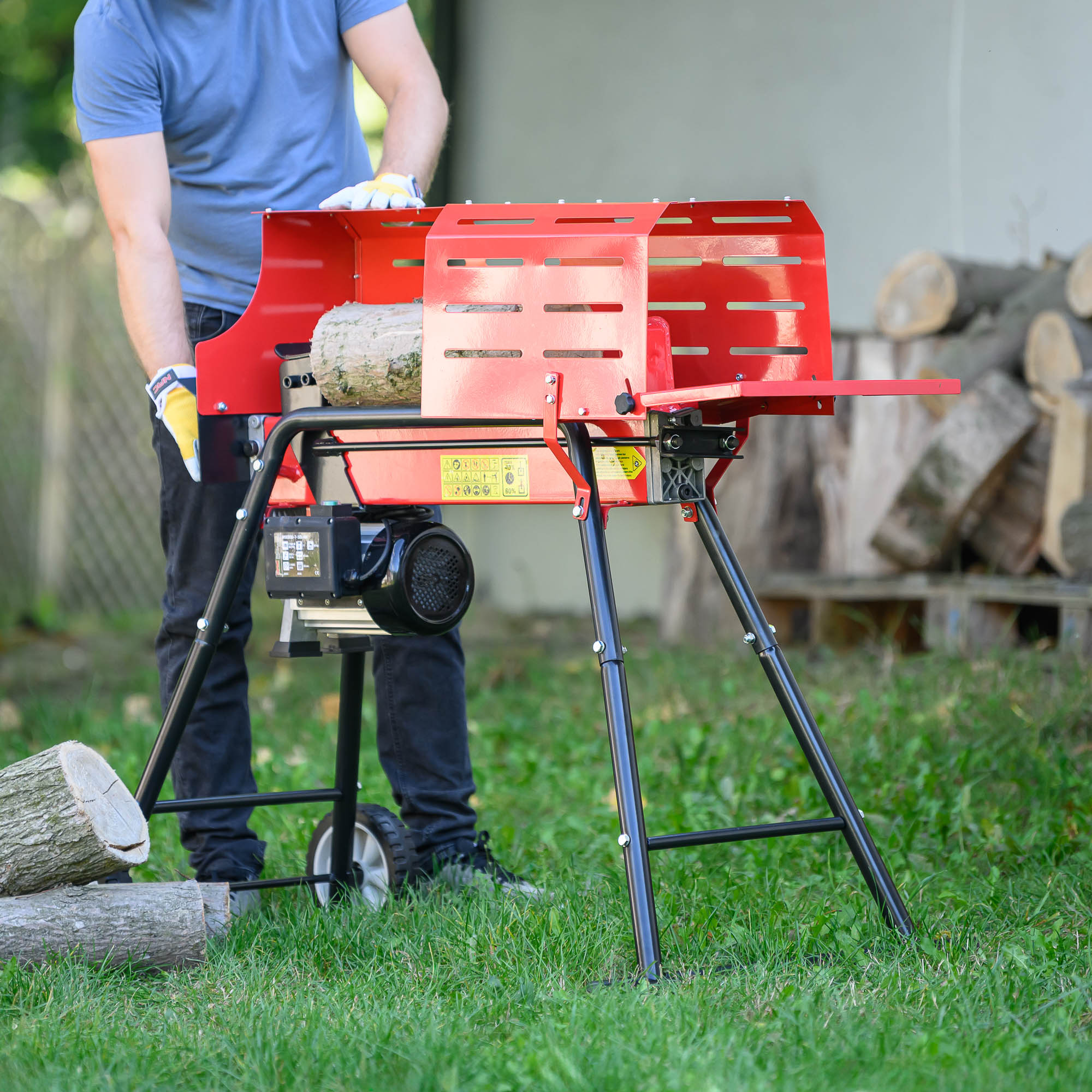 Despicator electric de lemne, NAC, WSE200-7-52L-NH, 52 cm lungime maxima despicare, 7 tone forta ...